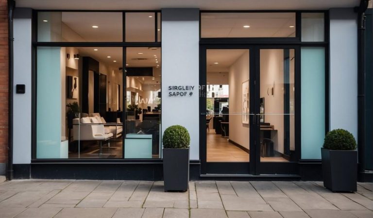 Hair Salon Shop Front Design - Huxley & Co.